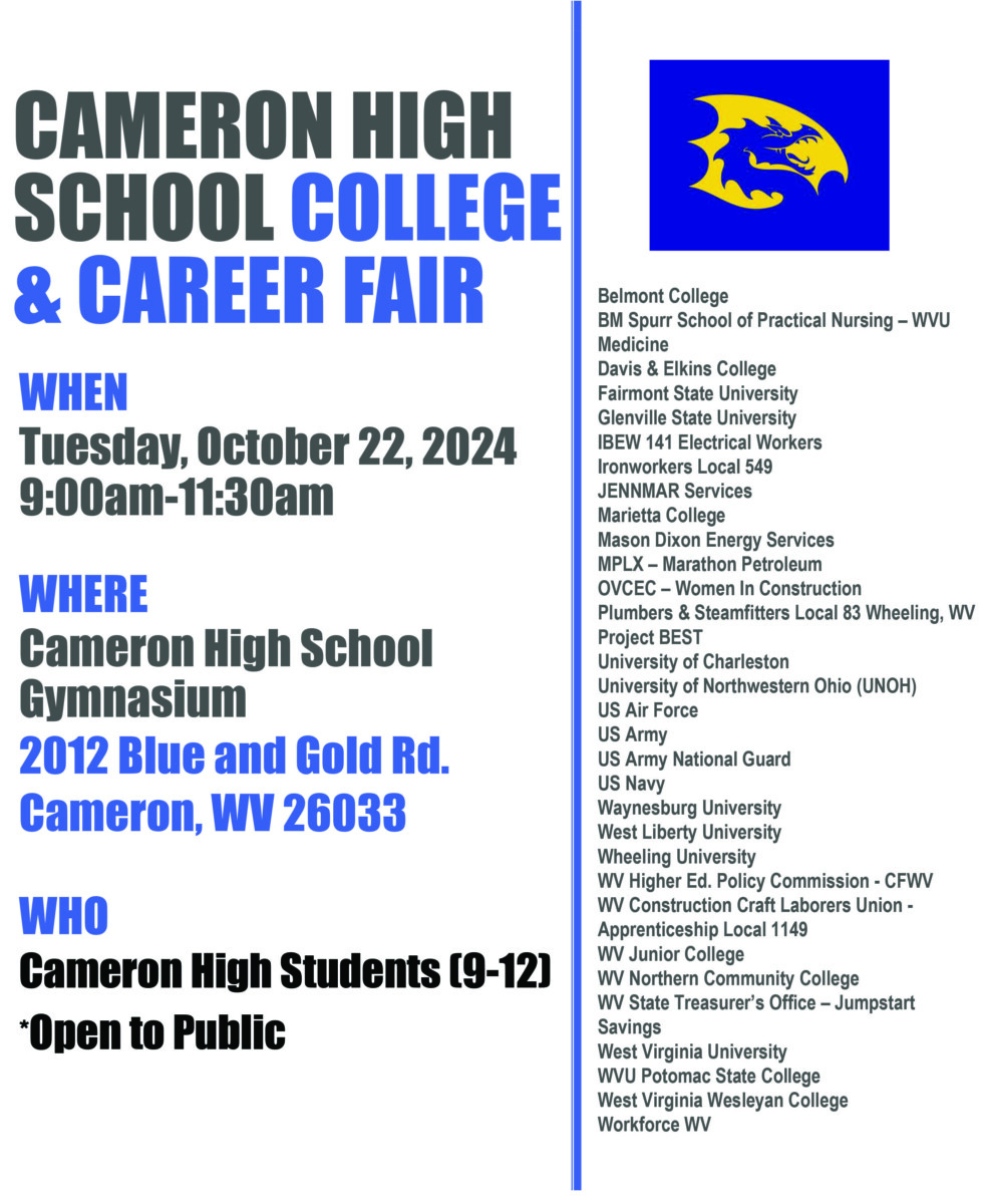 Cameron High School College & Career Fair Announced – Cameron High School